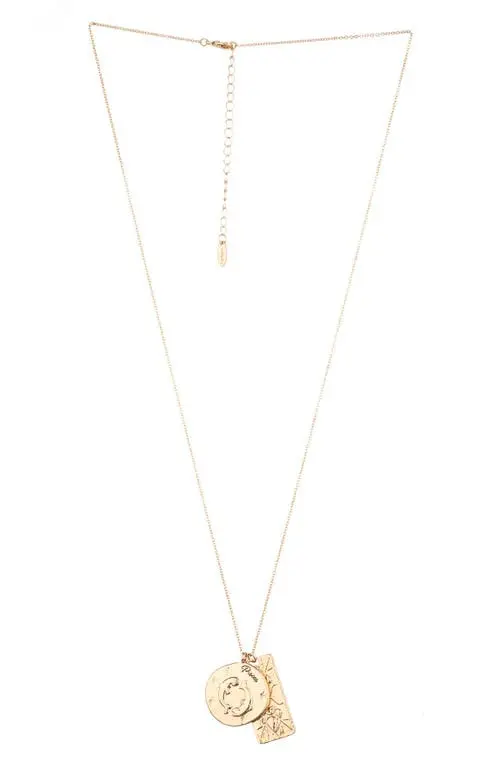 Ettika Long Zodiac Charm Necklace - Pisces