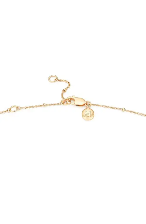 Monica Vinader Fine Beaded Chain Necklace - Gold