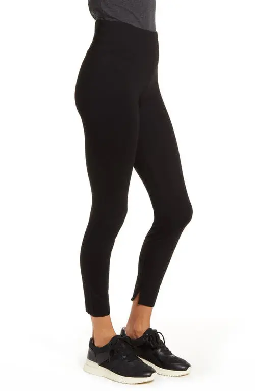 Lyssé Fennel Ankle Slit Leggings - Black