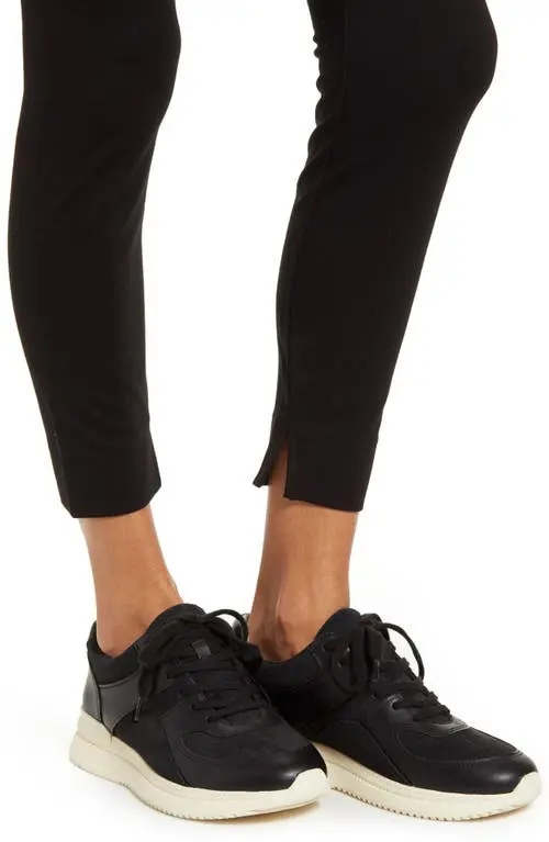 Lyssé Fennel Ankle Slit Leggings - Black