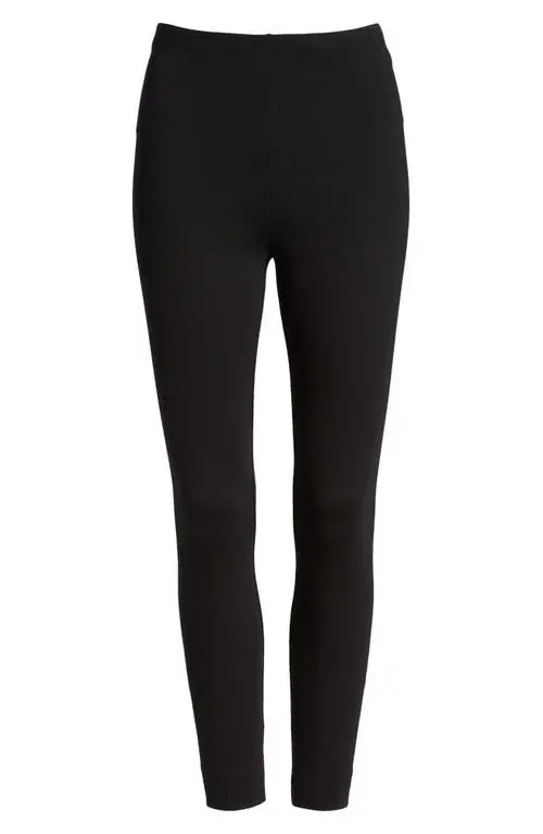 Lyssé Fennel Ankle Slit Leggings - Black