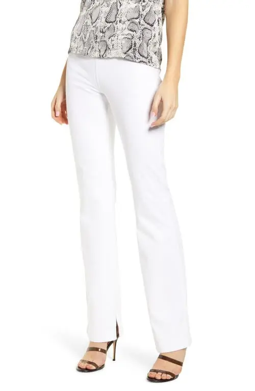 Lyssé Fashion Baby Boot Denim Leggings - White