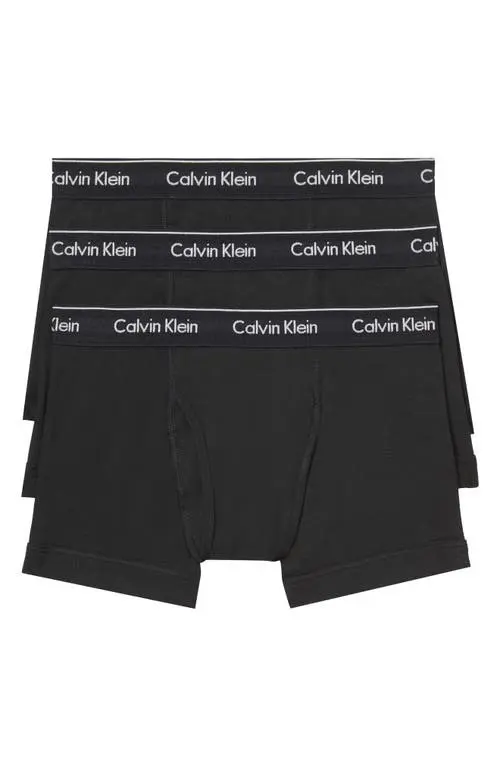 Calvin Klein Classics 3-pack Cotton Trunks - Black