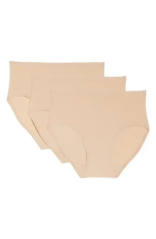Chantelle Soft Stretch 3-pack Seamless Hipster Briefs - Nude