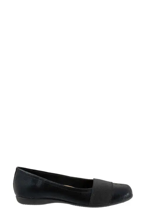 Trotters Samantha Flat - Black