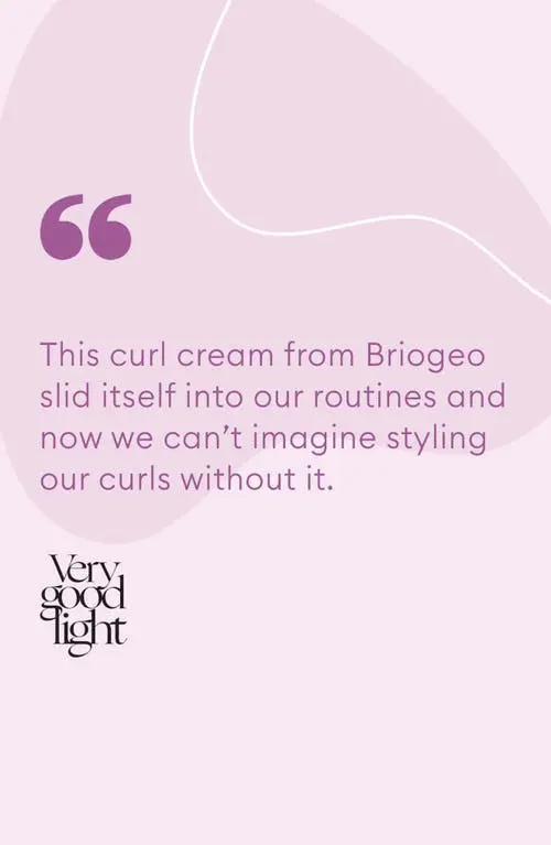 BRIOGEO Curl Charisma Rice Amino + Avocado Leave-in Defining Crème