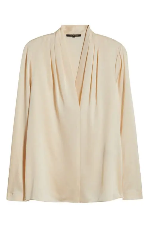 Kobi Halperin Nellie Stretch Silk Georgette Top - Ecru