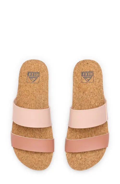 Reef Cushion Bounce Vista Slide Sandal - Cameo Rose Duo