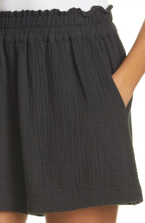 Rails Leighton Pull-on Cotton Shorts - Black
