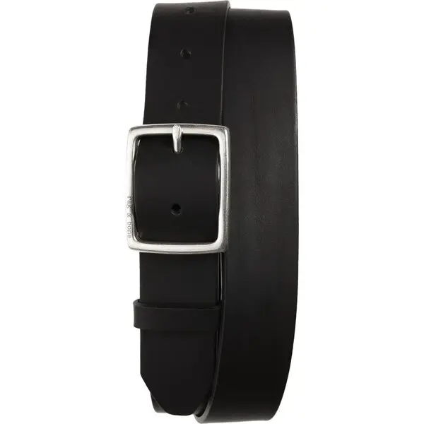 Rag & Bone Leather Belt - Blk