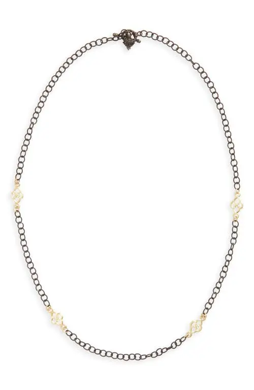 Armenta Old World Cable Chain Necklace - Yellow Gold