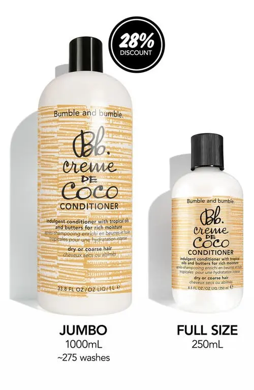 BUMBLE AND BUMBLE Jumbo De Coco Conditioner - No Color