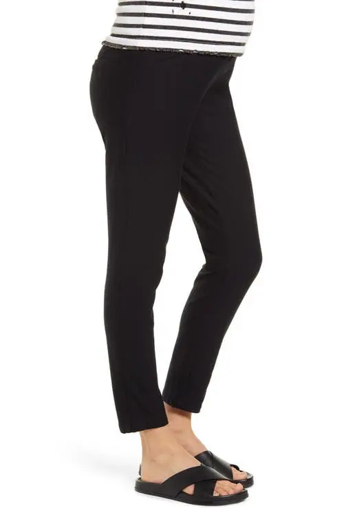 ANGEL MATERNITY Over The Belly Crop Slim Maternity Pants