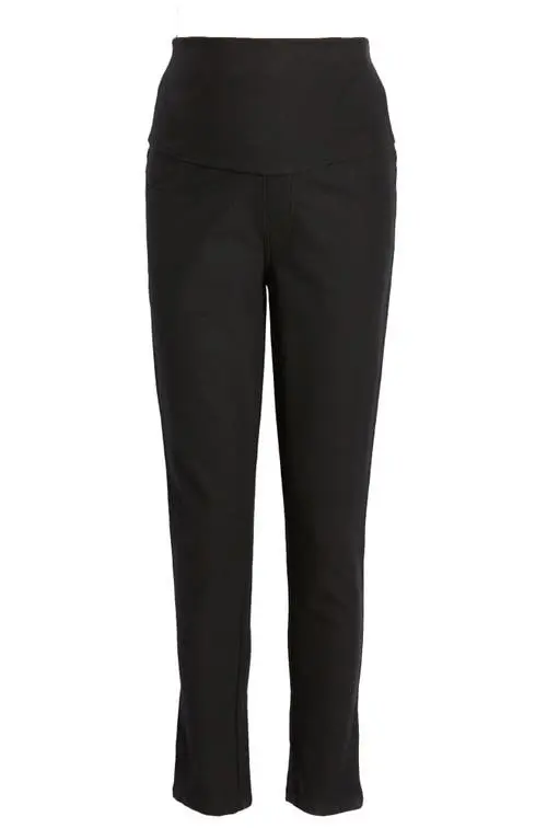 ANGEL MATERNITY Over The Belly Crop Slim Maternity Pants