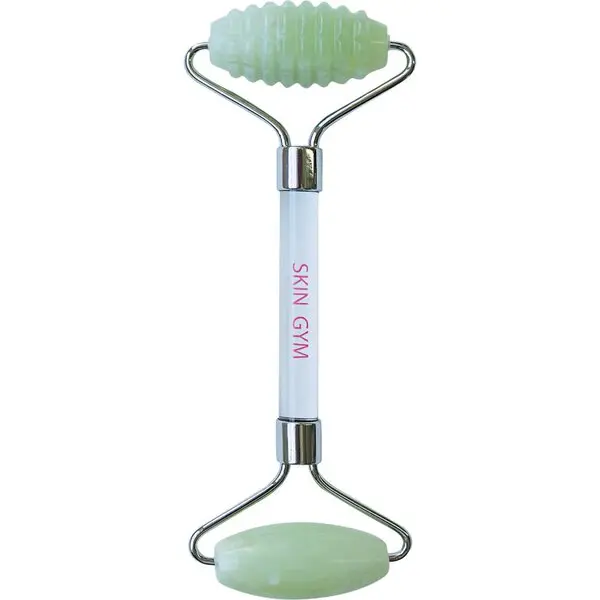 SKIN GYM Double Duty Smooth & Textured Jade Face Roller - No Color