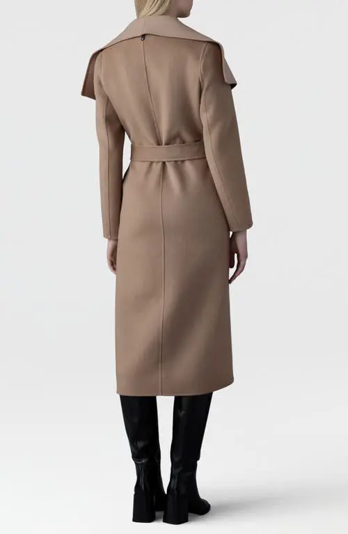 Mackage Mai Wool Wrap Coat - Light Camel