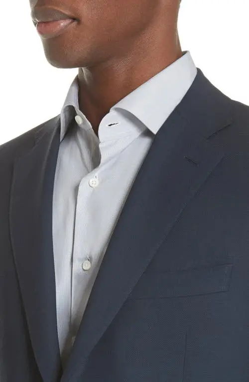 Canali Classic Fit Water Resistant Wool Blazer
