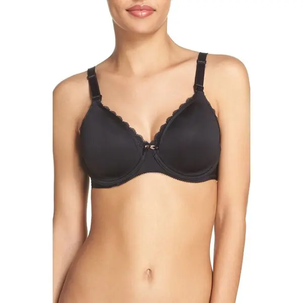 Chantelle Merci Lightweight Nursing Bra - Black