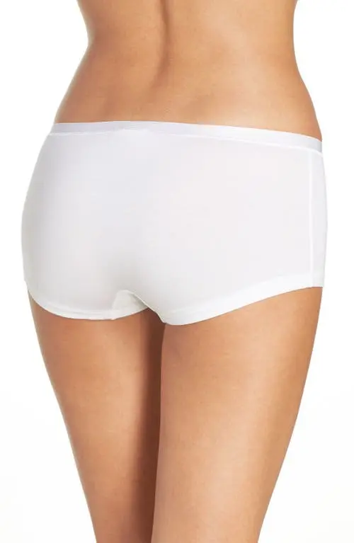 Hanro Stretch Modal Boyshorts - White