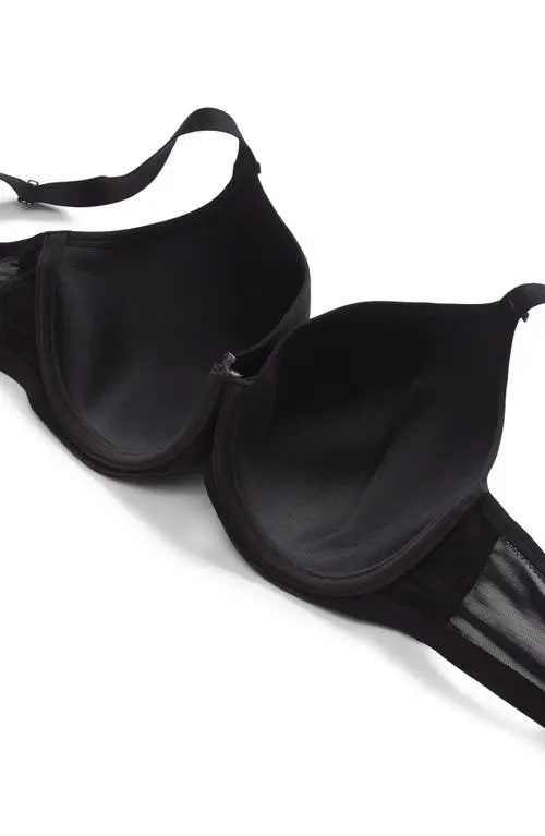 Elomi Bijou Full Figure Underwire Plunge Bra - Black