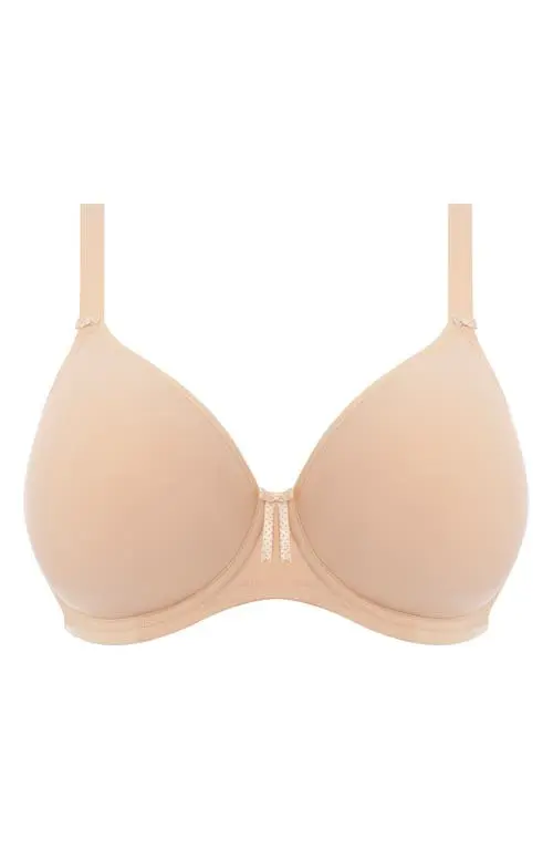 Elomi Bijou Full Figure Underwire Plunge Bra - Sand