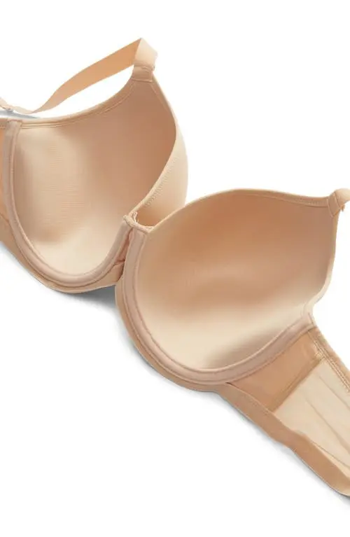 Elomi Bijou Full Figure Underwire Plunge Bra - Sand