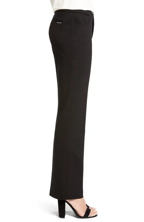 Anne Klein Compression Flare Leg Ponte Pants - Anne Black