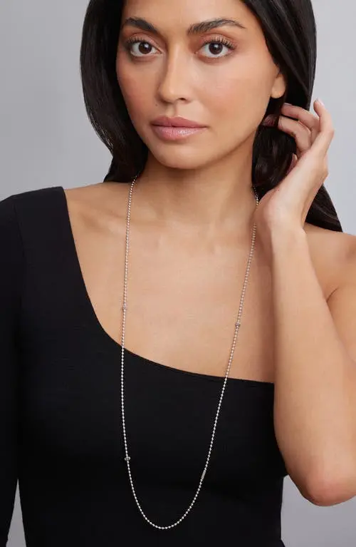 Lagos Long Caviar Icon Station Necklace