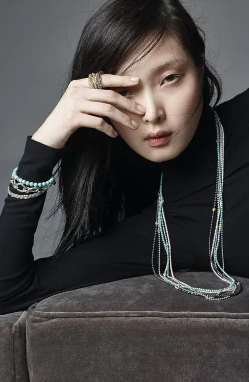 Lagos Long Caviar Icon Station Necklace