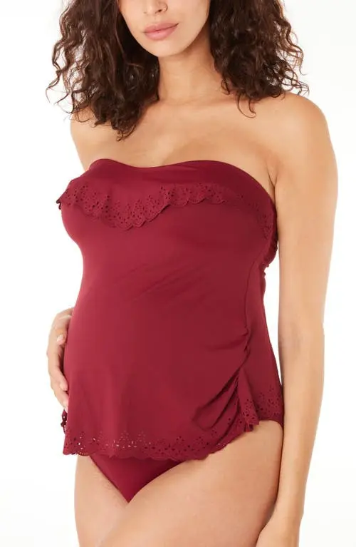 CACHE COEUR Bloom Tankini Maternity Swimsuit