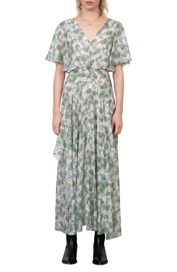 cos metallic linen dress MASON by MASON'S DAUGHTER Sloane Dress, Metallic Linen XS