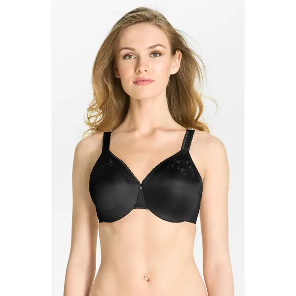 Wacoal Slimline Seamless Minimizing Underwire Bra - Black
