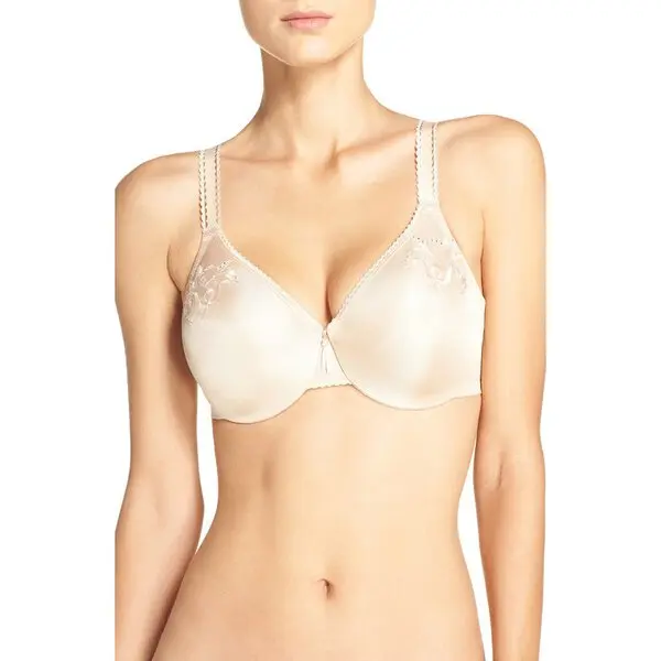 Wacoal Slimline Seamless Minimizing Underwire Bra - Nude
