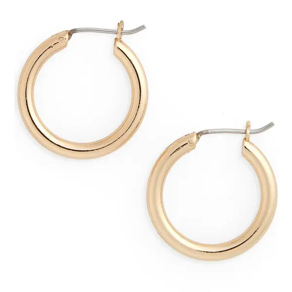 Nordstrom Small Endless Hoop Earrings - Gold