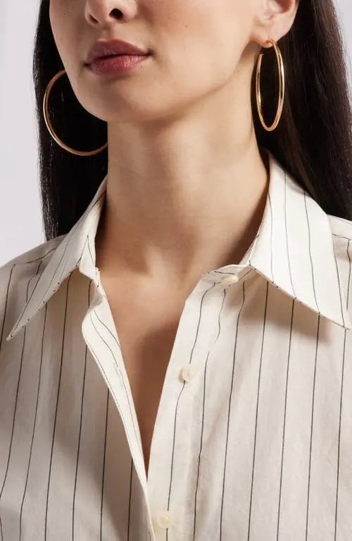 Nordstrom Sleek Tube Hoop Earrings