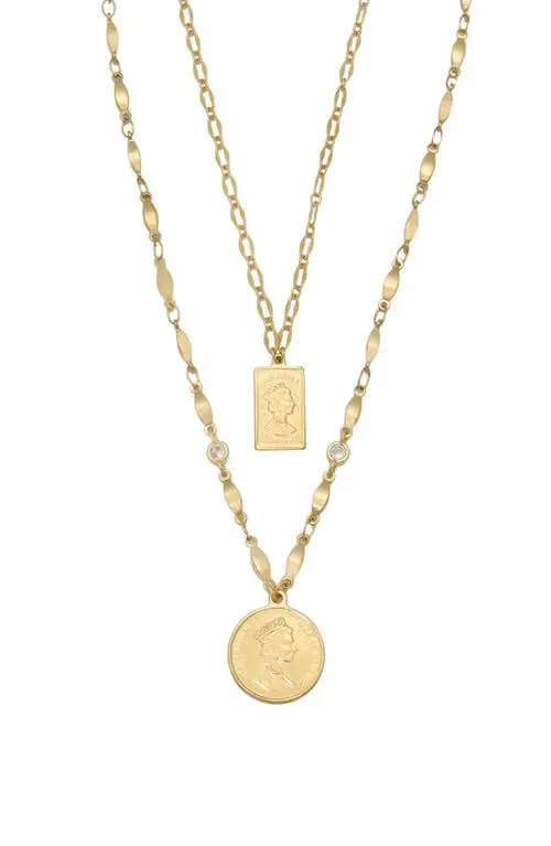Ettika Set Of 2 Pendant Necklaces
