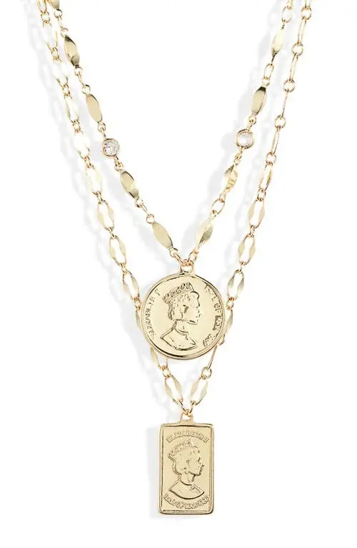 Ettika Set Of 2 Pendant Necklaces
