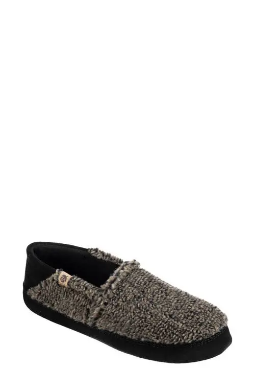 Acorn Fleece Slipper - Earth Tex