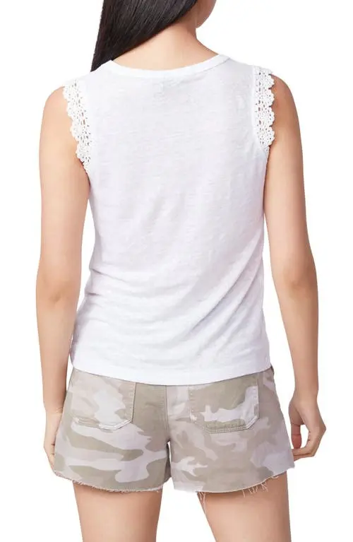 Paige Chrissy Crochet Linen Tank
