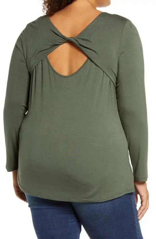 Loveappella Twist Back Top