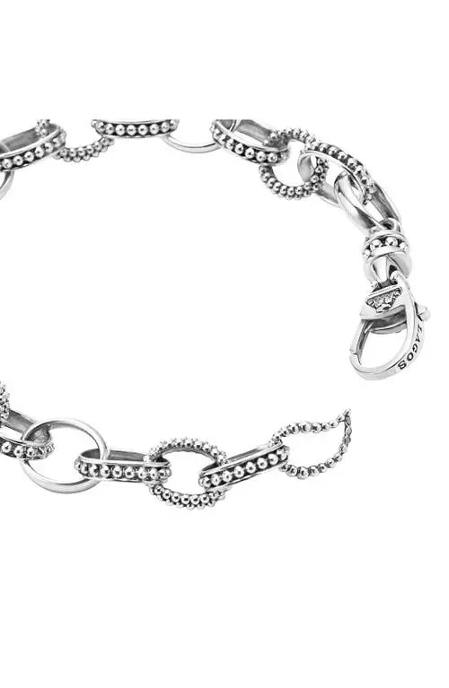 Lagos Link Caviar Chain Bracelet
