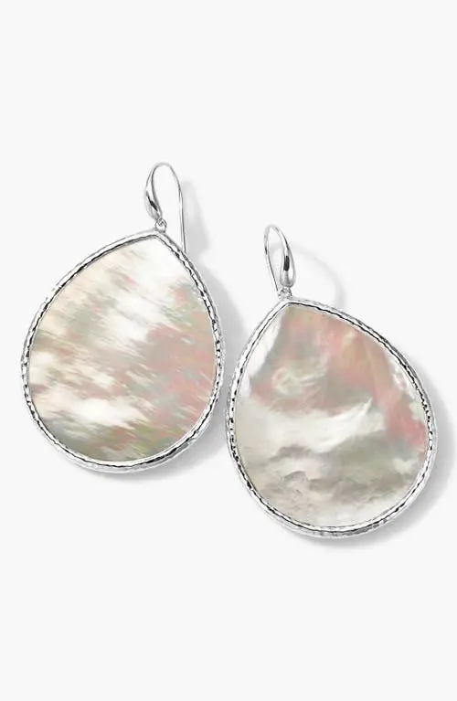 Ippolita Polished Rock Candy Teardrop Earrings - Silver/mother Of Pearl