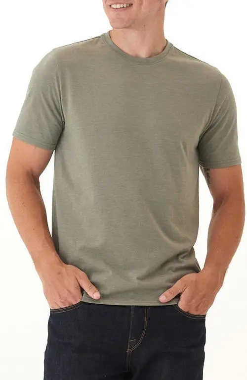 THREADS 4 THOUGHT Slim Fit Crewneck T-shirt - Artichoke
