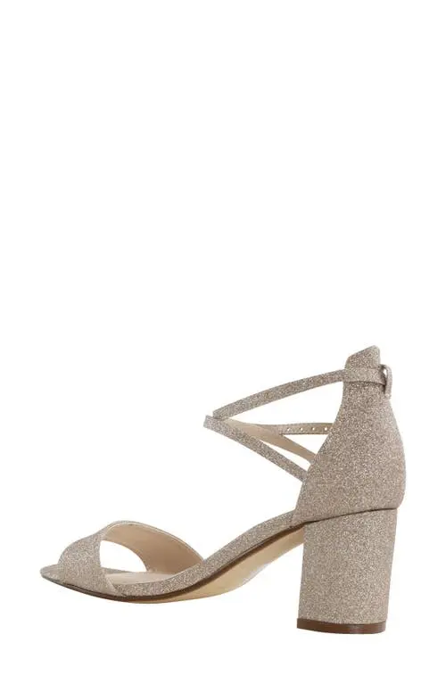 TOUCH UPS Jackie Block Heel Sandal - Champagne