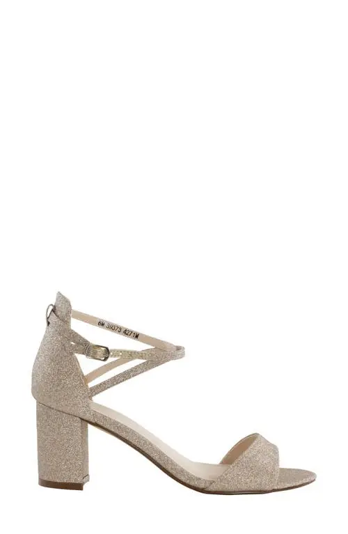 TOUCH UPS Jackie Block Heel Sandal - Champagne