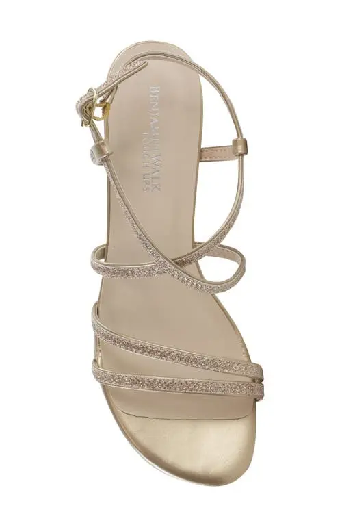TOUCH UPS Maisie Kitten Heel Slingback Sandal - Champagne