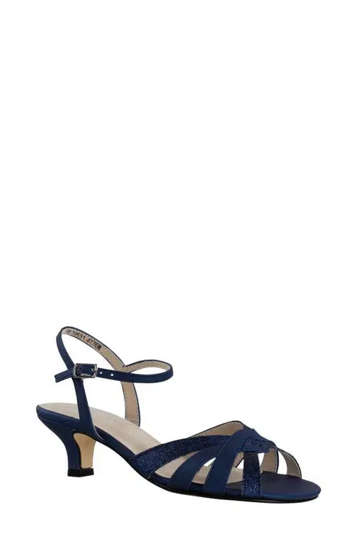 TOUCH UPS Jane Ankle Strap Sandal - Navy