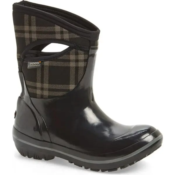 Bogs Plimsoll Plaid Mid Waterproof Boot