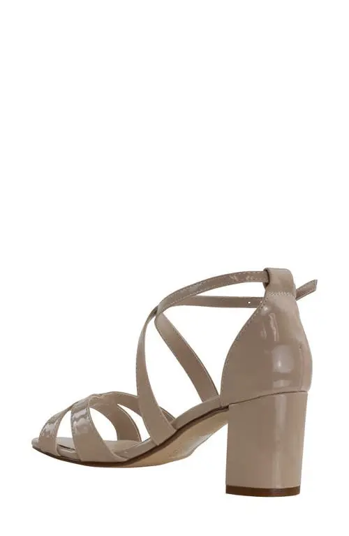 TOUCH UPS Audrey Block Heel Sandals - Nude