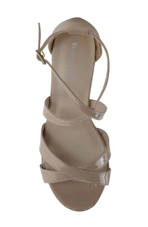 TOUCH UPS Audrey Block Heel Sandals - Nude